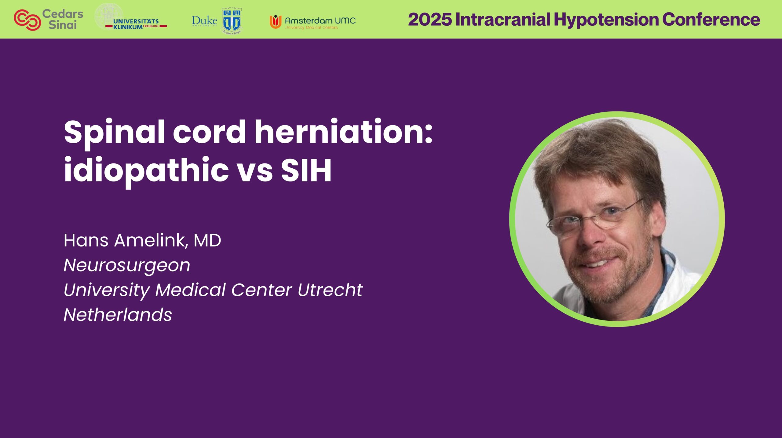 Spinal Cord Herniation: Idiopathic vs SIH — Dr. Hans Amelink - Spinal ...